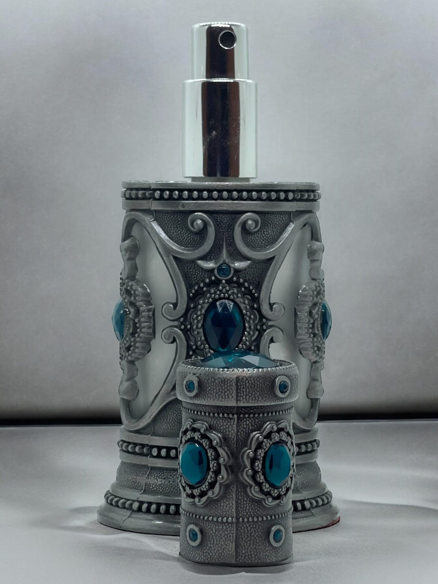 DivineElixirs I Perfume Arabian Jewel Perfume Bottle, Blue Chrome Color ...