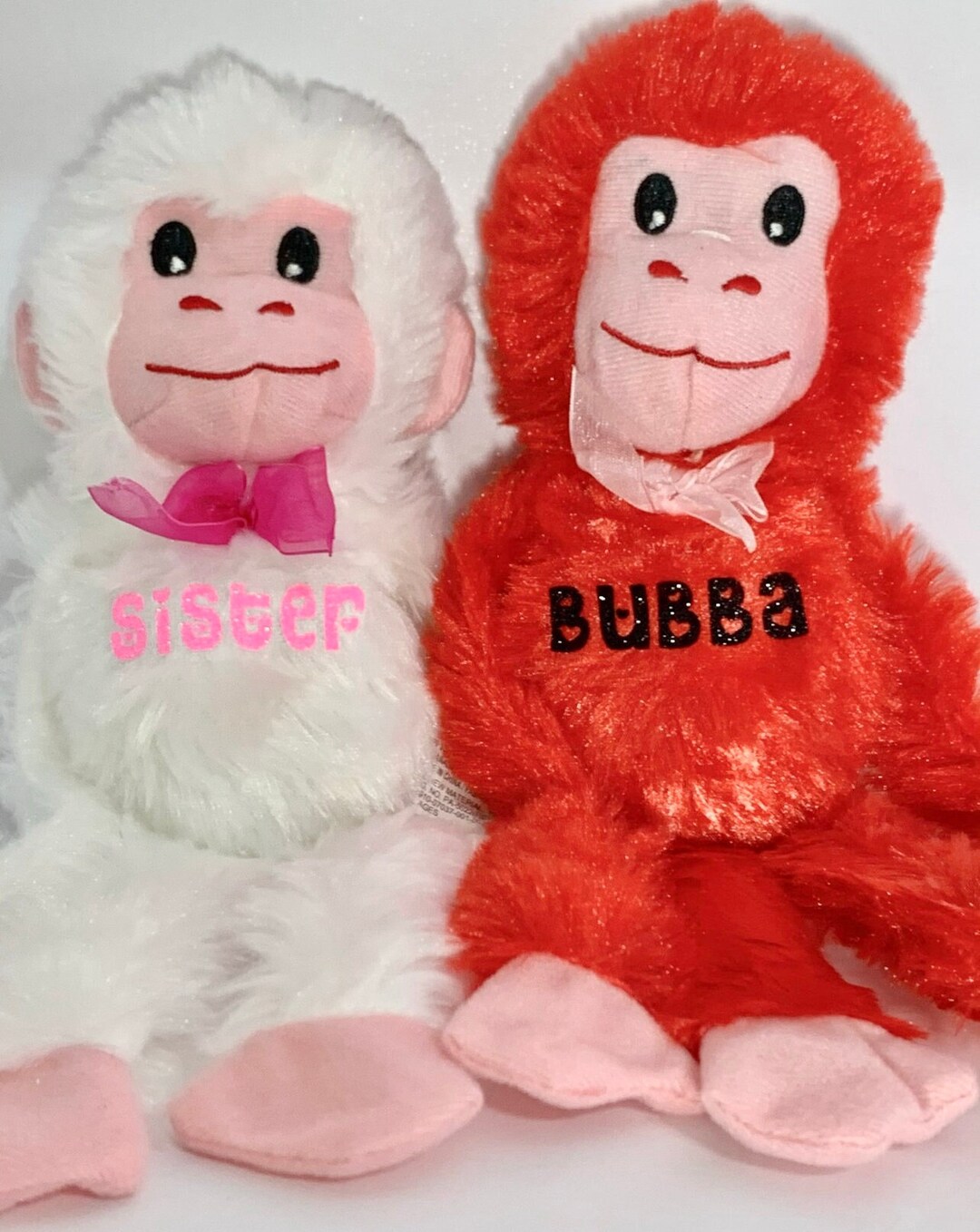 Personalized Monkey Plush | Valentine's Day Monkey | Valentine’s Day ...