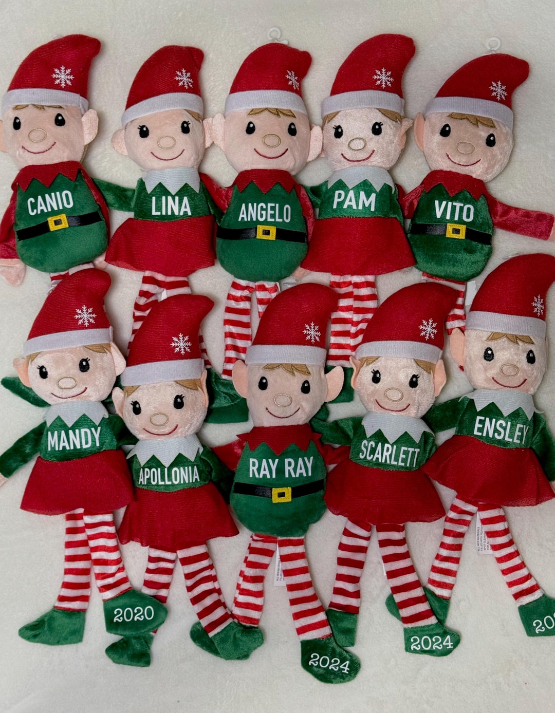 Personalized Christmas Elves, Christmas Elf, Plush Christmas Elves ...