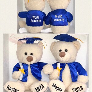 Custom Graduation Bear, Graduation Gifts, Graduation 2024, Graduation ...