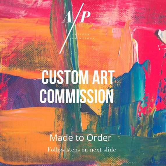Art & Collectibles Painting Acrylic Custom Commission Art Made to Order ...