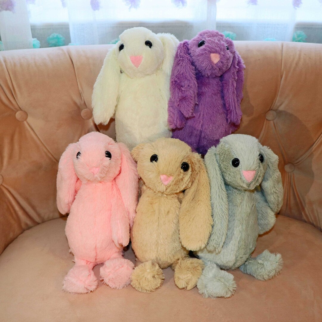 Plush Easter Bunny, Customized Plush Bunny, Personalized Plush Easter ...