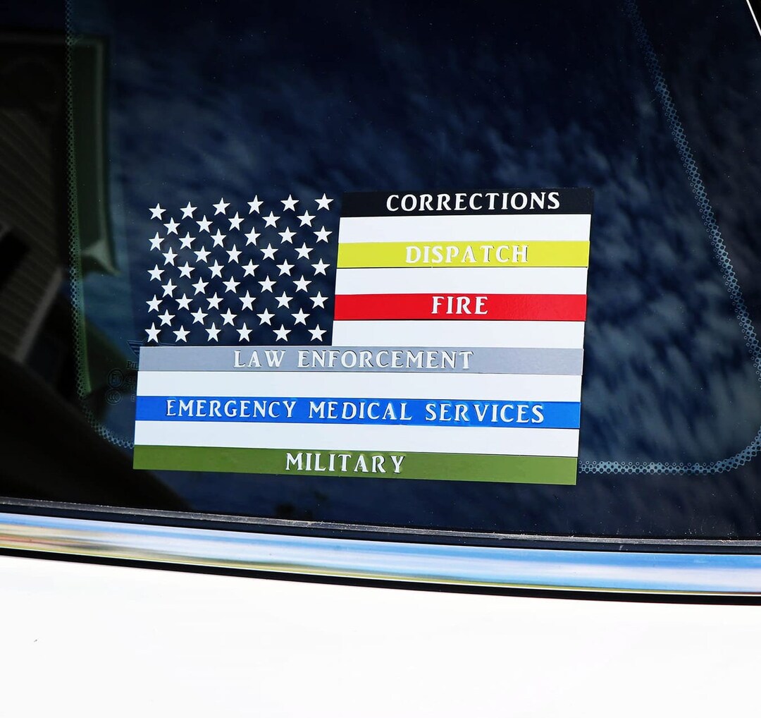 Car Decal, Emergency Services, Military Sticker, Corrections Decal ...