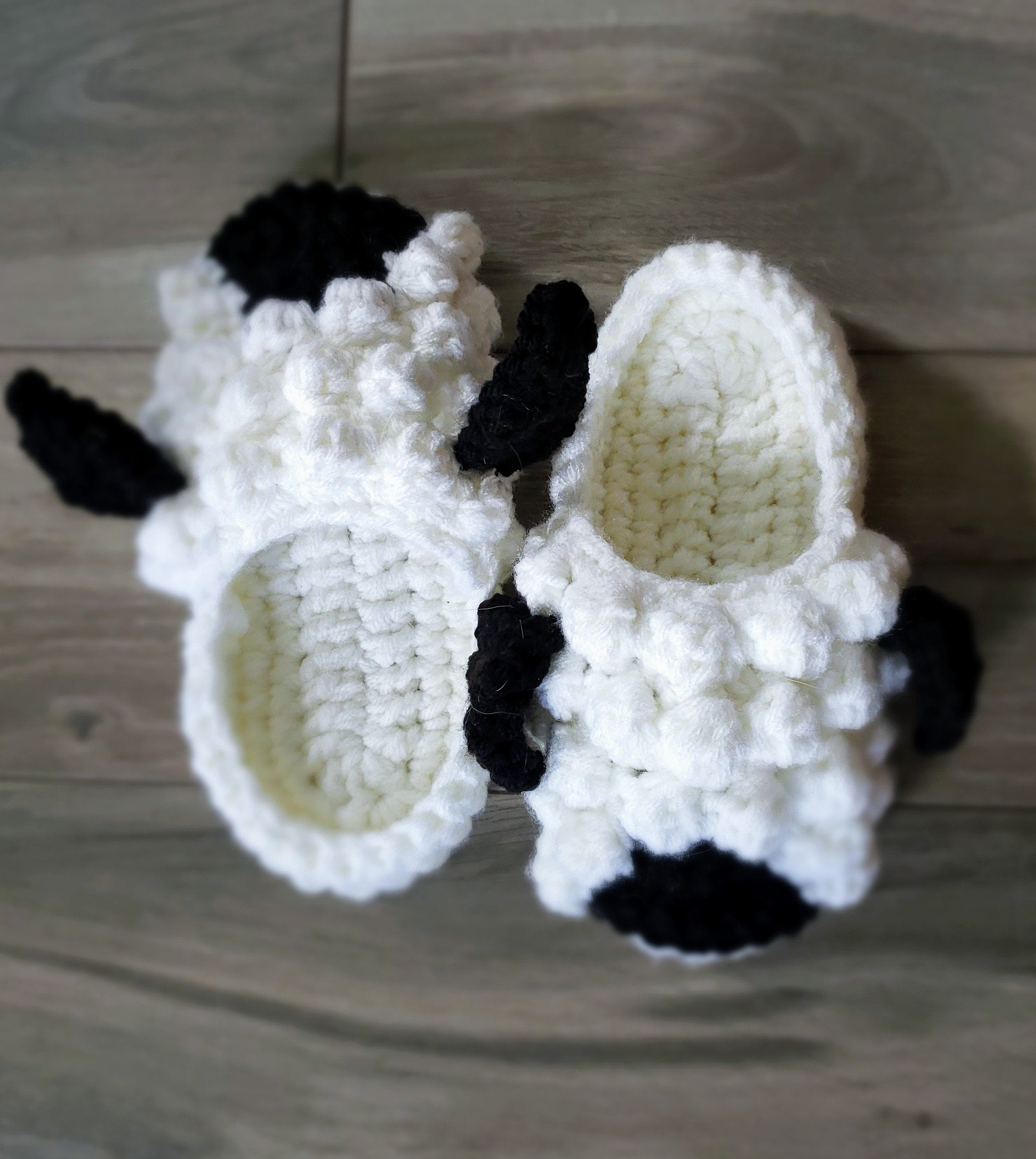 Children's Sheep Slipper CROCHET PATTERN - Etsy