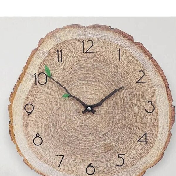Wooden Wall Clock - Etsy