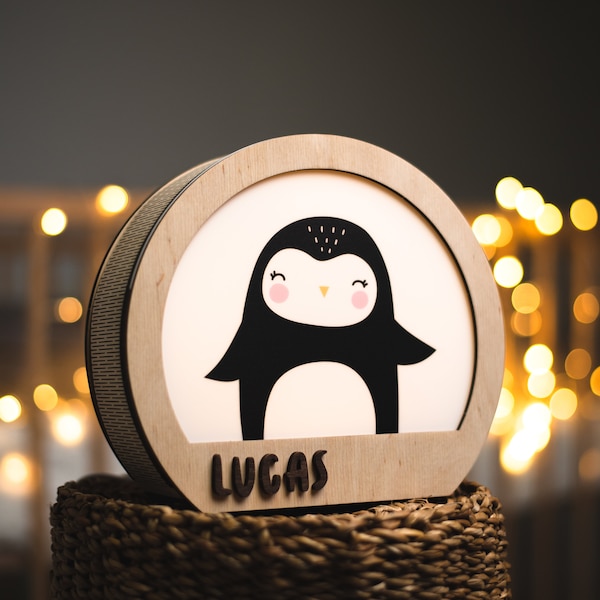 Penguin Lamp - Etsy