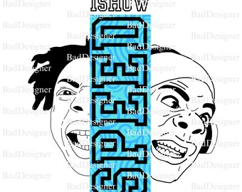 Ishowspeed Designs: Digital Art, T-shirt Designs, and More Inspired by ...