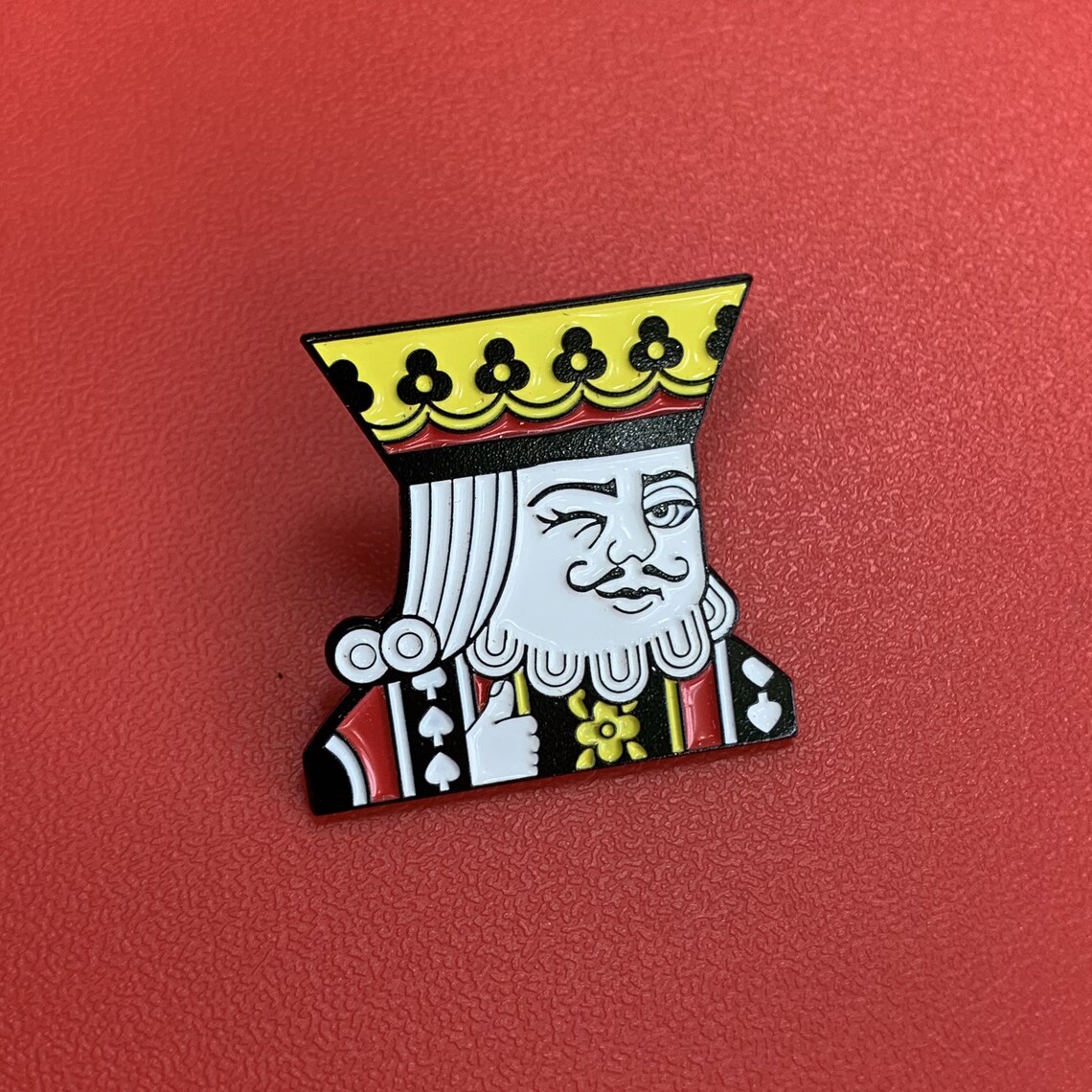 Playing Card - King Enamel Pin - Casino Series - Etsy