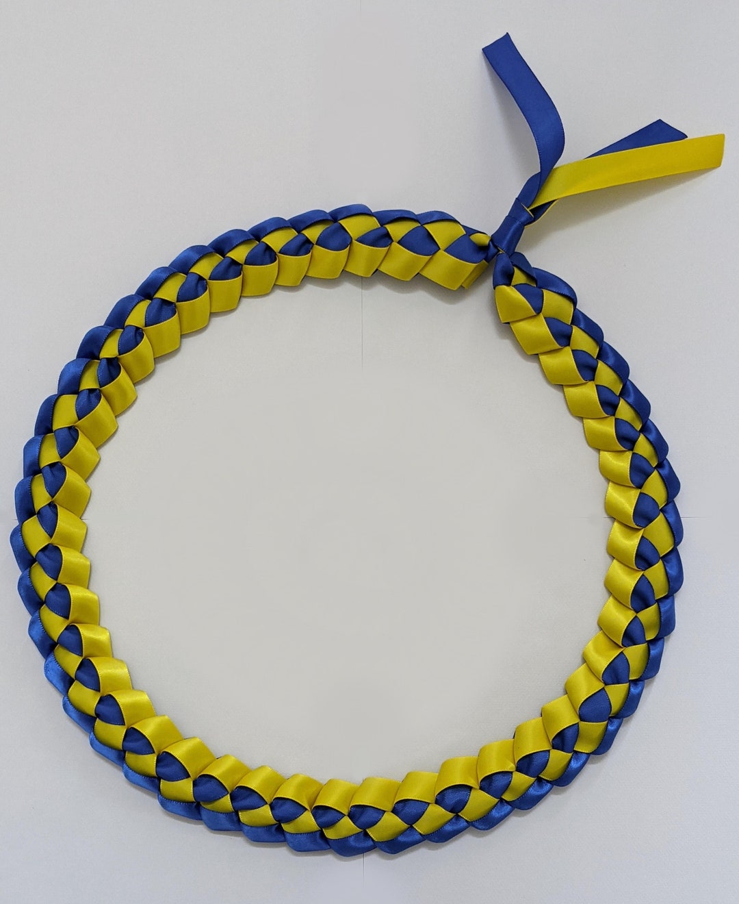 Ruban de satin graduation lei bleu et jaune - Etsy France