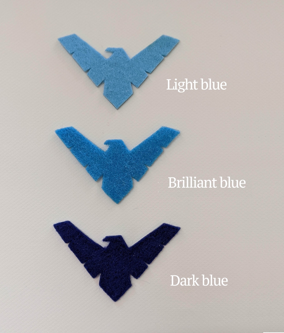 Nightwing Felt Logo Pin, Metal Fastener, or Badge Reel - Etsy