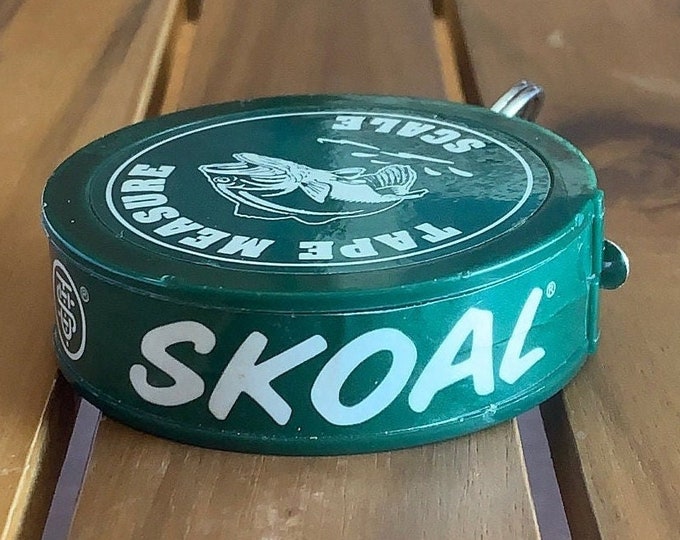 Vintage - Skoal Fish Scale/tape Measure Skoal Can - Etsy