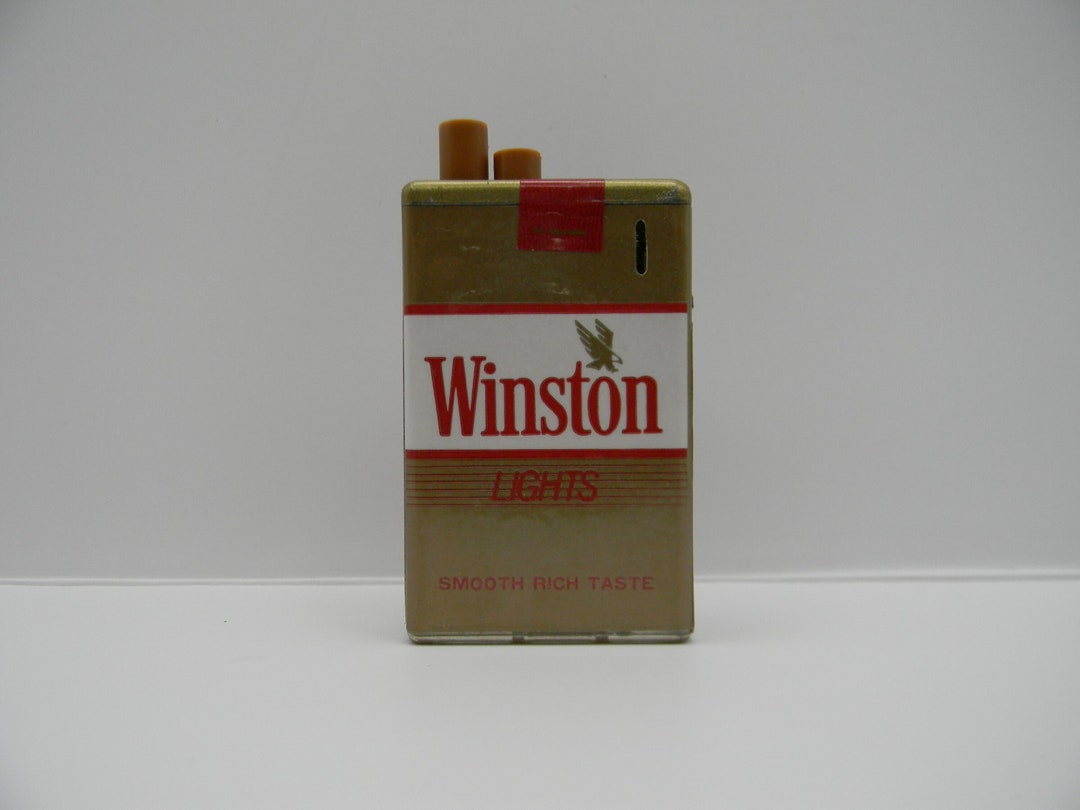 Vintage winston Lights Gold Cigarette Pack - Etsy