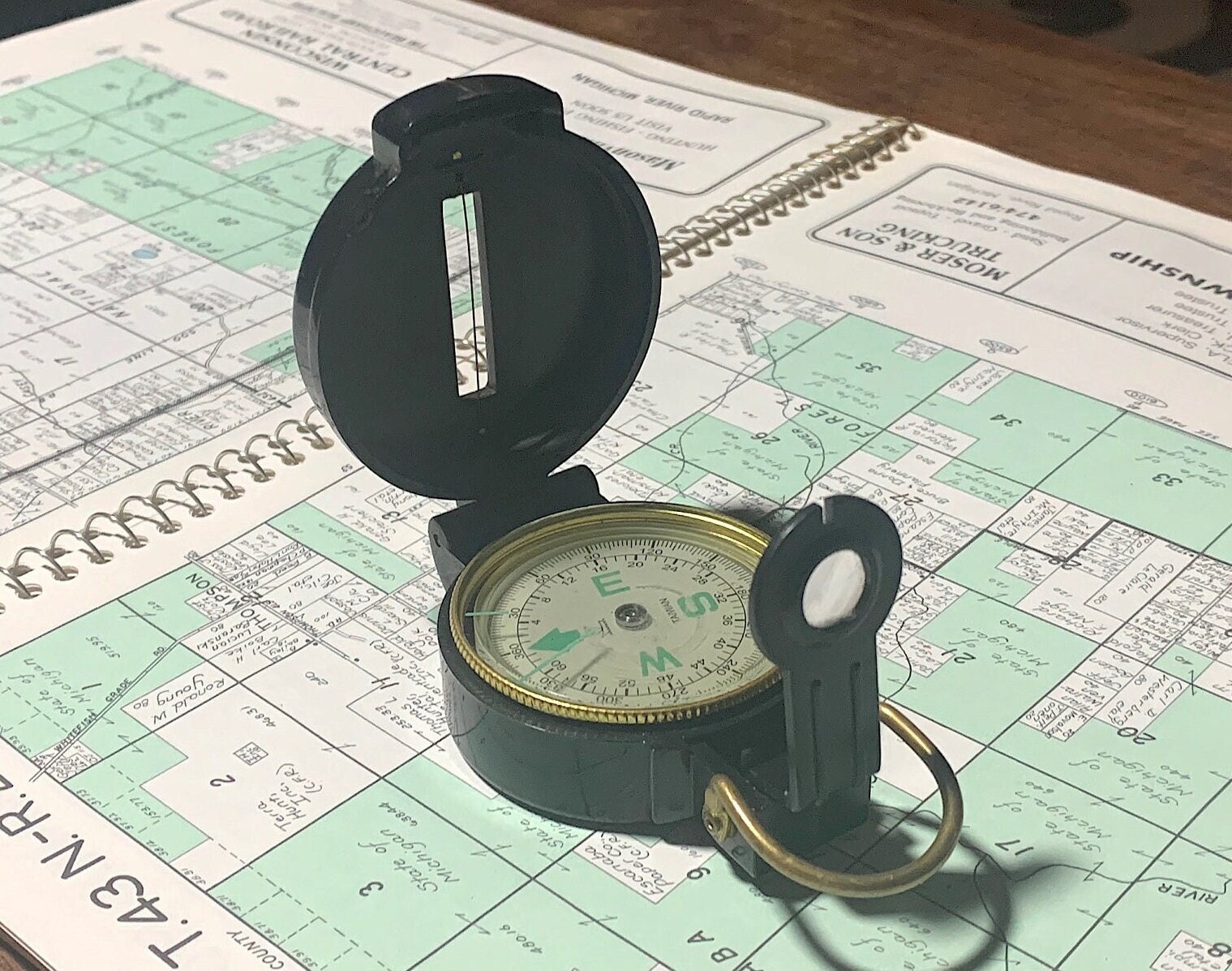 Vintage ENGINEER Lensatic Compass, Taiwan - Etsy