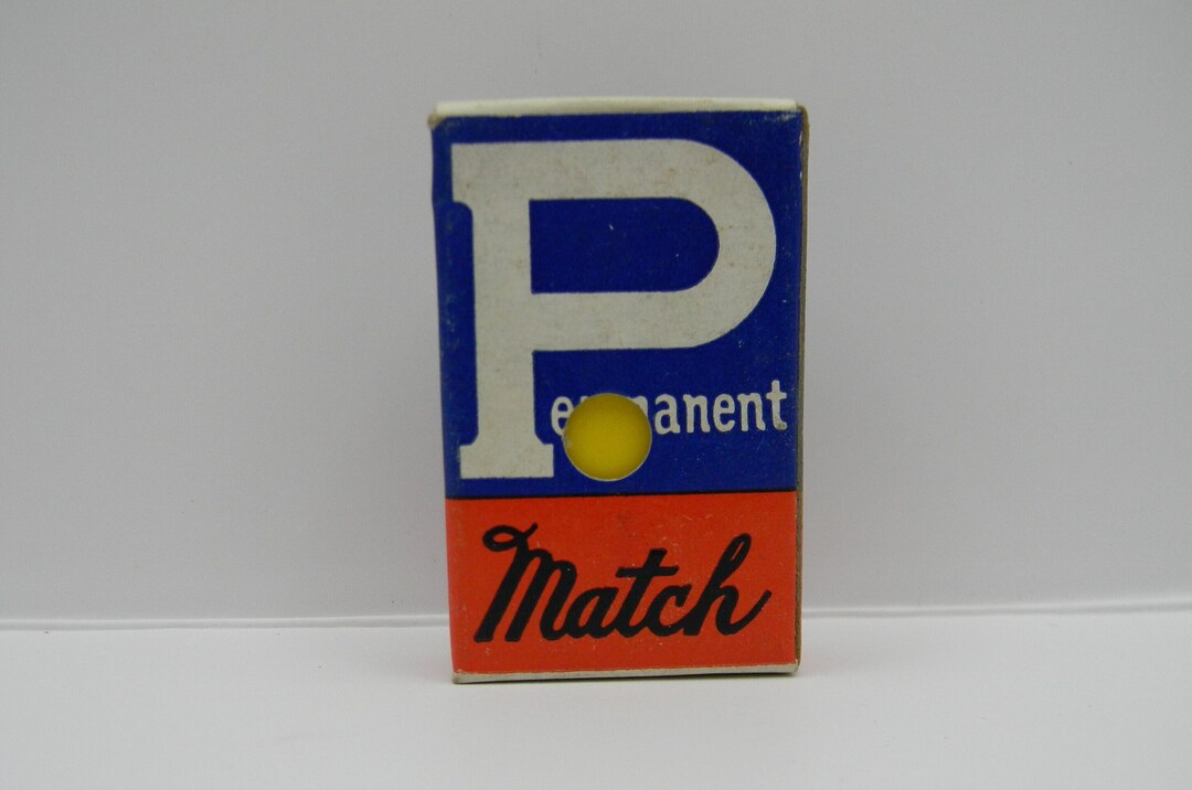 Vintage #1122 "permanent Match" Lighter (YELLOW) W/orig. Box ...