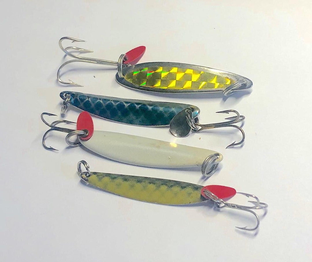 Vtg. (4) Swedish Pimple Jigging Fish Lure #5 & #6 - Etsy Canada