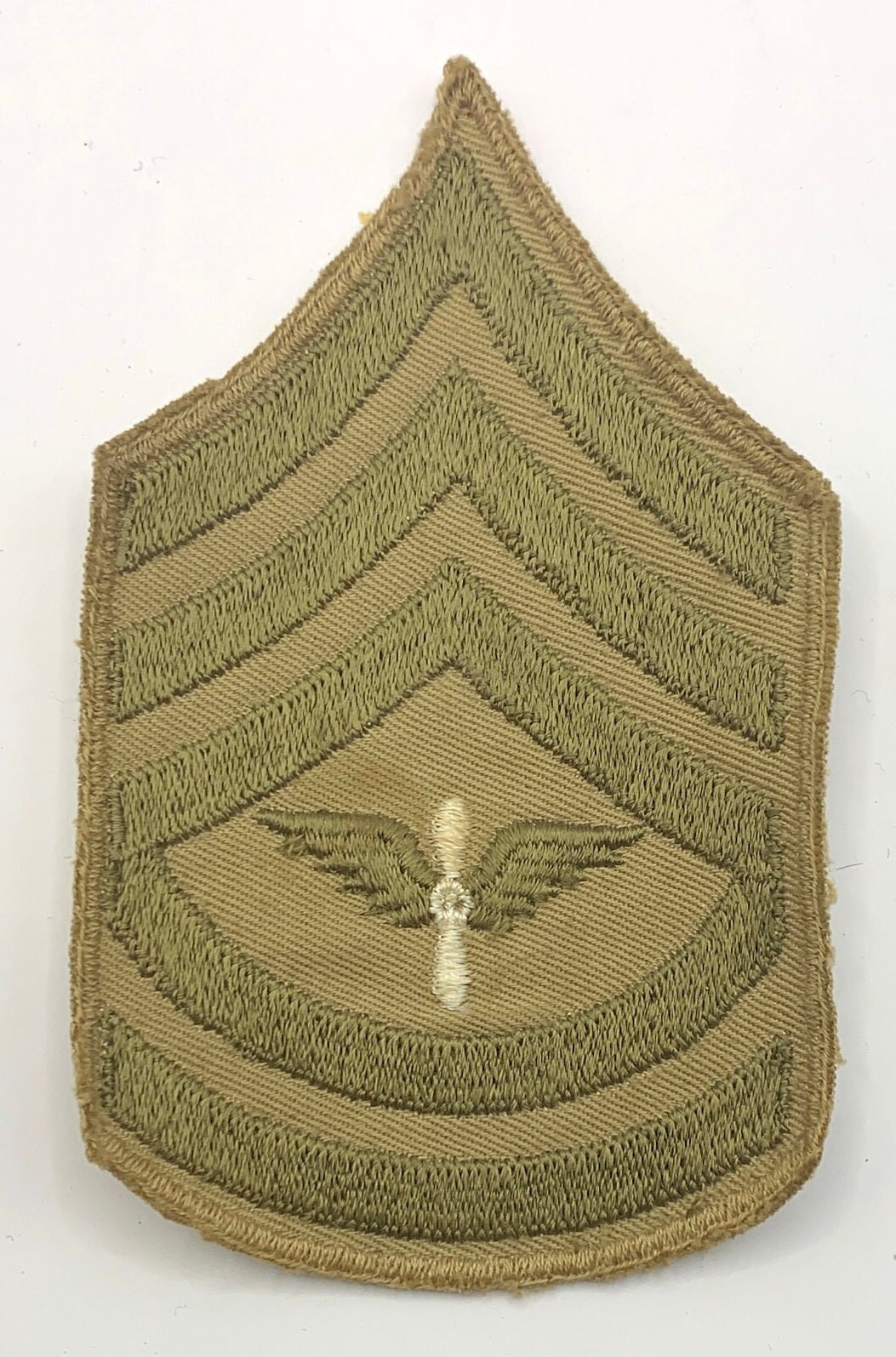 Vintage WW2 Era, U.S. ARMY AIR Service Chevron Sergeant Rank Insignia ...