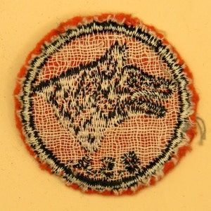 Vintage 1940's Boy Scouts of America wolf Patrol Felt Patch - Etsy