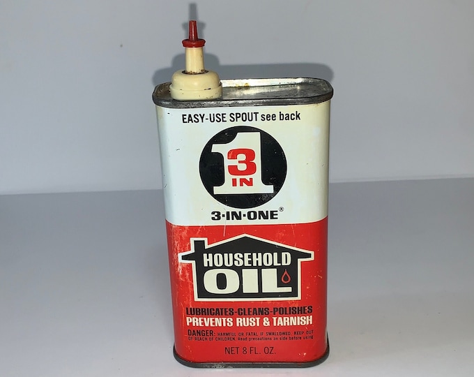 7 Vintage 1960's 1970's Mini 3 in 1 Oil & Liquid - Etsy