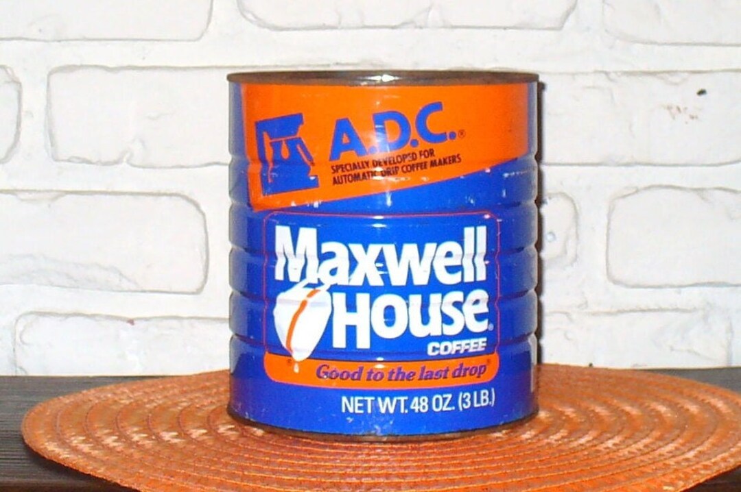 Vintage 3 Lbs Maxwell House Coffee Can A.D.C. - Etsy