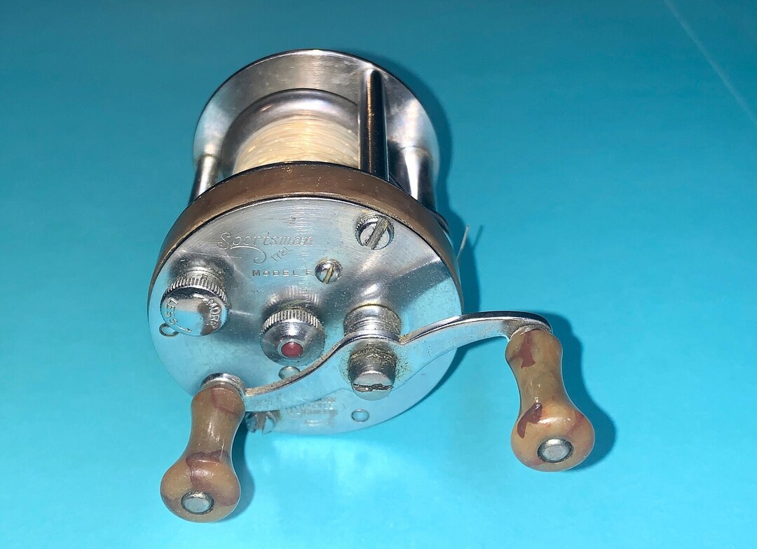 Vtg. 1950's Sportsman 1721 Model E Fishing Reel, Kalamazoo Tackle Co ...