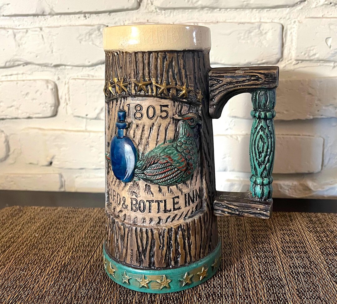 Vtg. 1805 Bird & Bottle Inn Beer Stein - Etsy