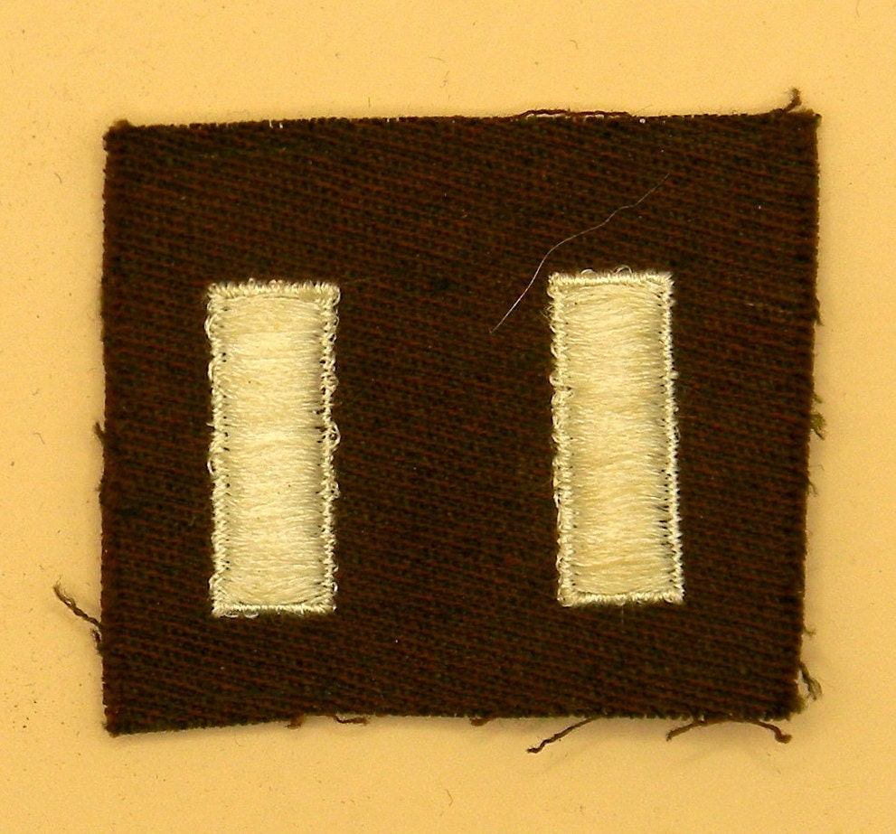 Vintage WW2 Era, Captain Rank Insignia Patch - Etsy
