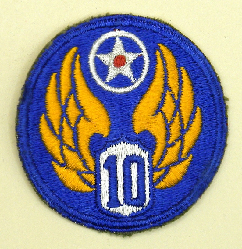 Vintage - WW2 Era, U.S. Army 10th Air Force Patch - Etsy
