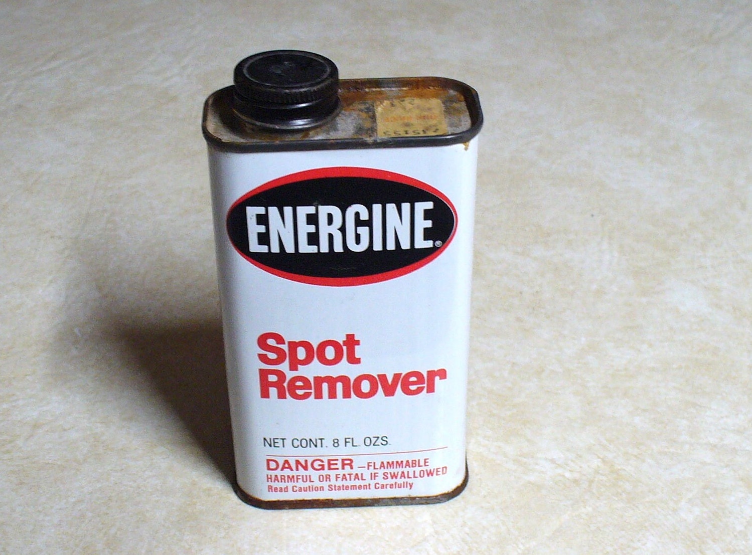Vintage Empty 8 Oz. ENERGINE Spot Remover Cleaning Fluid Can - Etsy