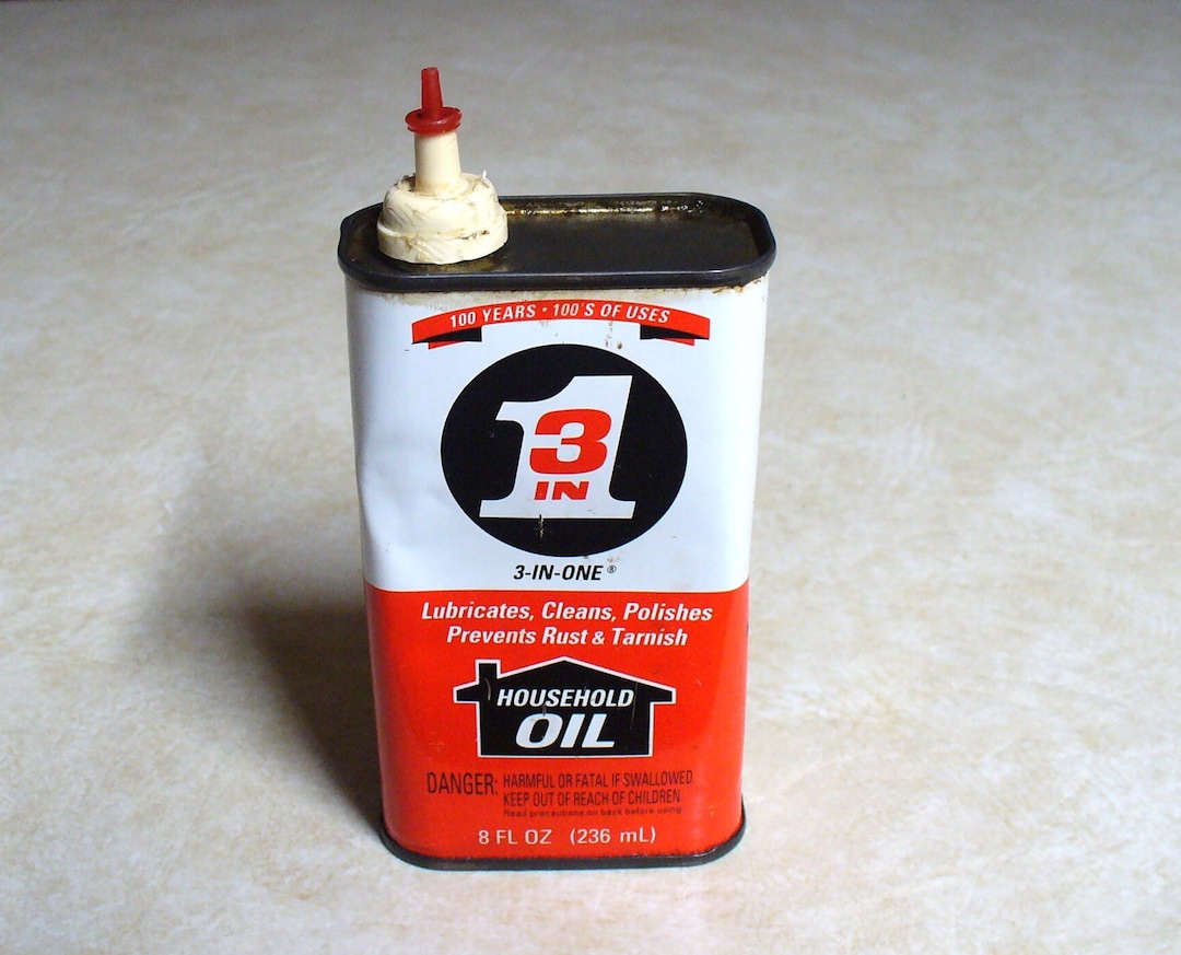 Vintage - Empty 8 Oz. 3-IN-ONE Household Oil Can - Etsy