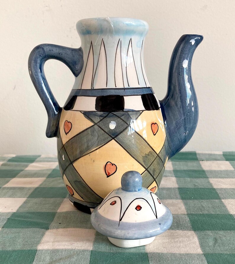 Vtg. Art Deco Teapot, Hermitage Pottery Dolomite - Etsy