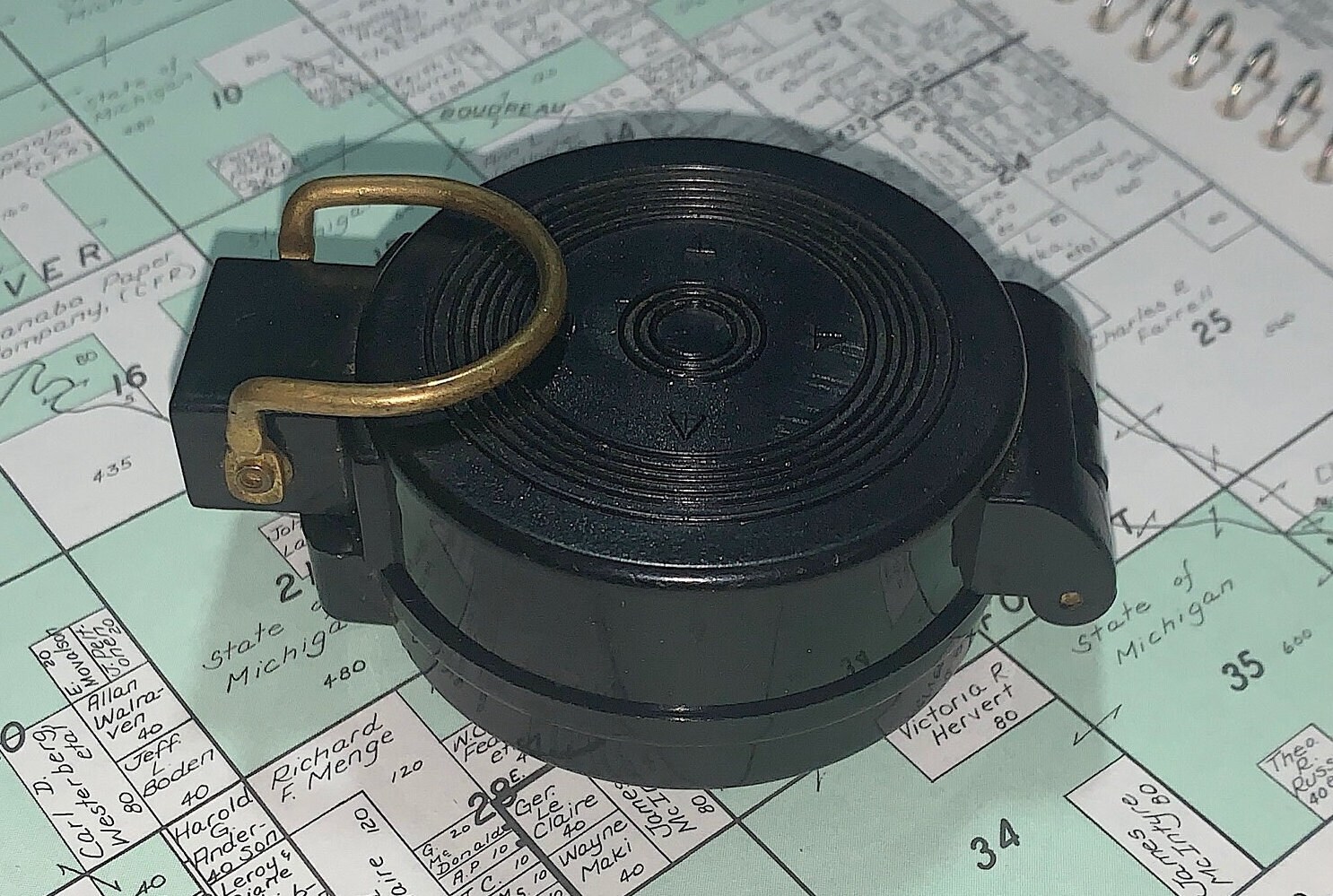 Vintage ENGINEER Lensatic Compass, Taiwan - Etsy