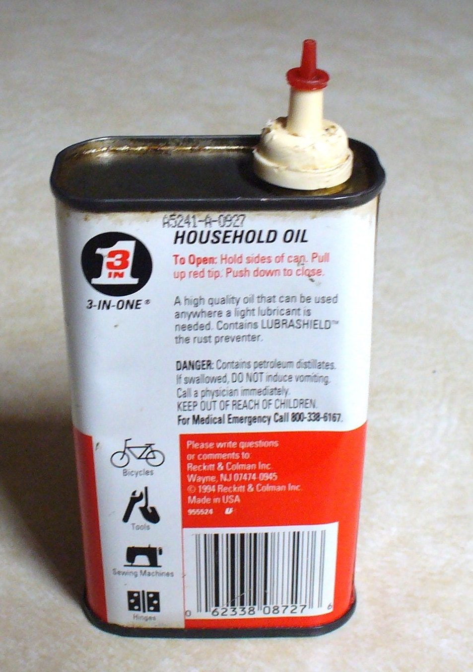 Vintage Empty 8 Oz. 3-IN-ONE Household Oil Can - Etsy