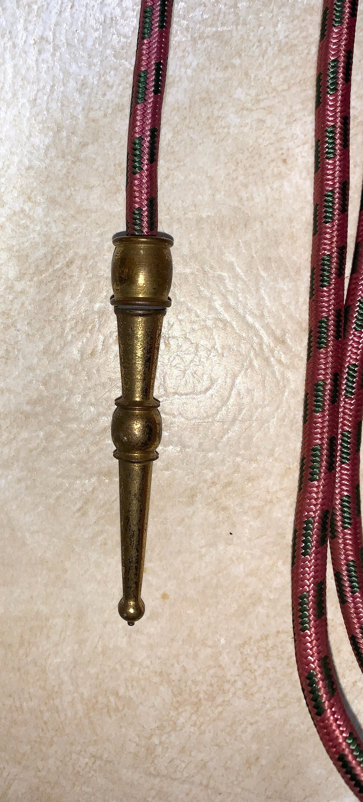 Vintage WW2 Era, U.S. Army Green/red Double Strand Shoulder Cord W ...
