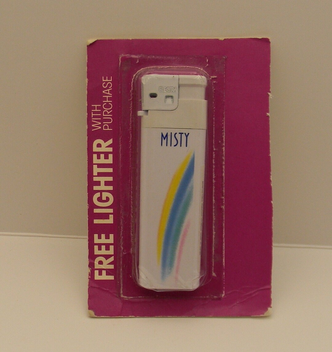 Vintage MISTY Cigarettes Disposable Lighter Unopened in - Etsy