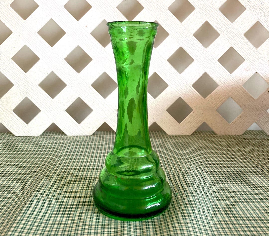 Vtg. 1940's, 6" Randall Emerald Green Glass Bud Vase - Etsy