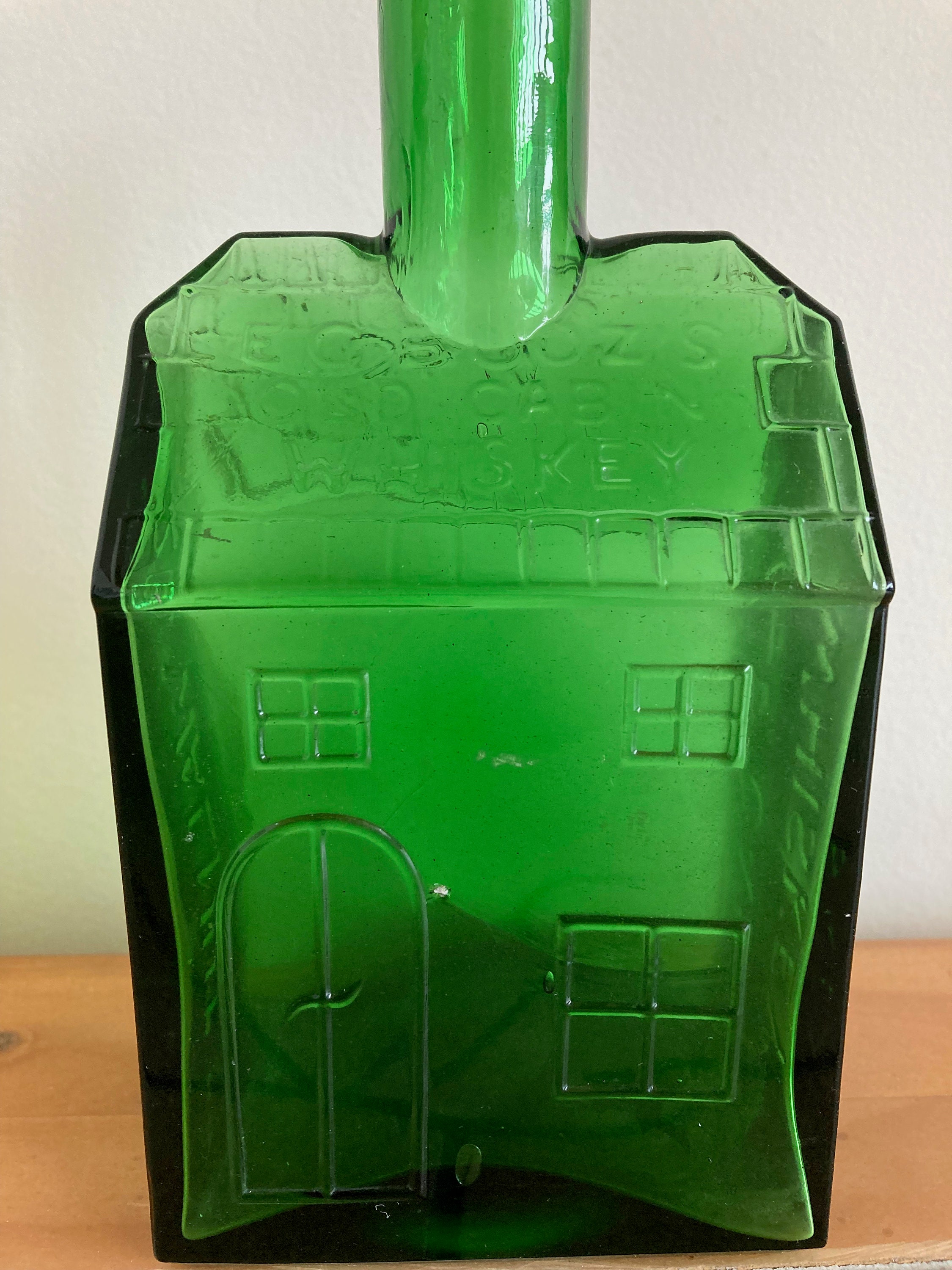 Vintage Booz's Old Cabin Whiskey Bottle - Etsy