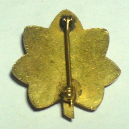 Vintage WW2 Era U.S. Army Major Oak Leaf Insignia Pin - Etsy México