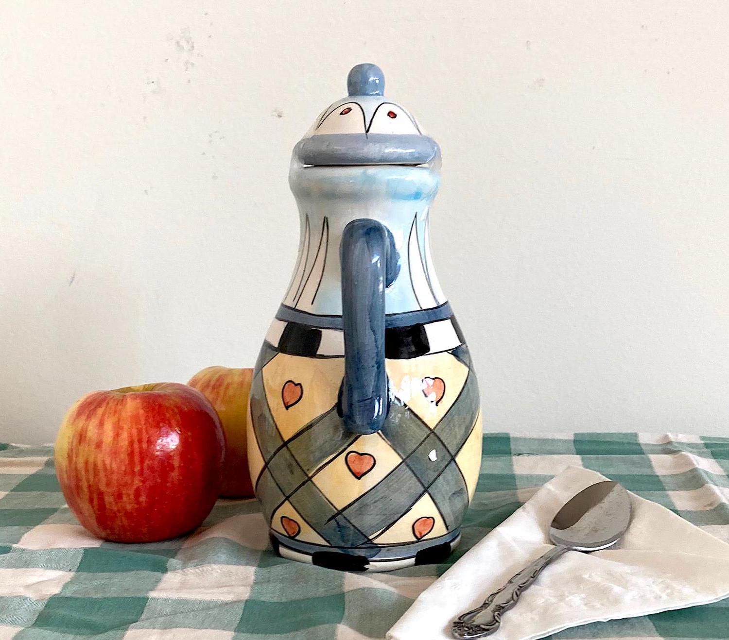 Vtg. Art Deco Teapot, Hermitage Pottery Dolomite - Etsy