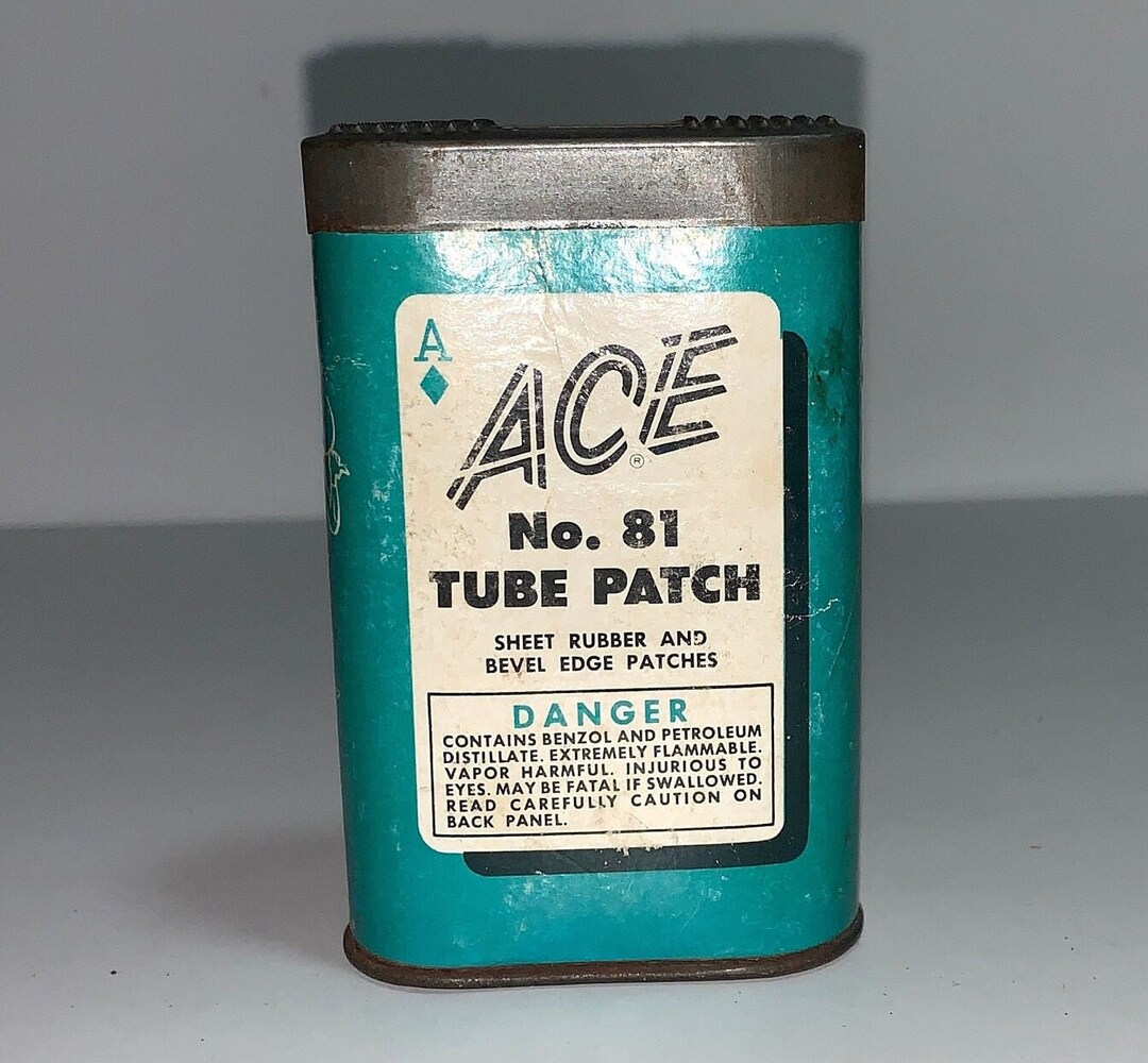 Vintage - "ace No. 81 Tube Patch" Container, Made in U.S.A. - Etsy