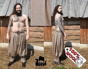 100% Wool Viking Trousers Pants Viking Clothes Hedeby - Etsy