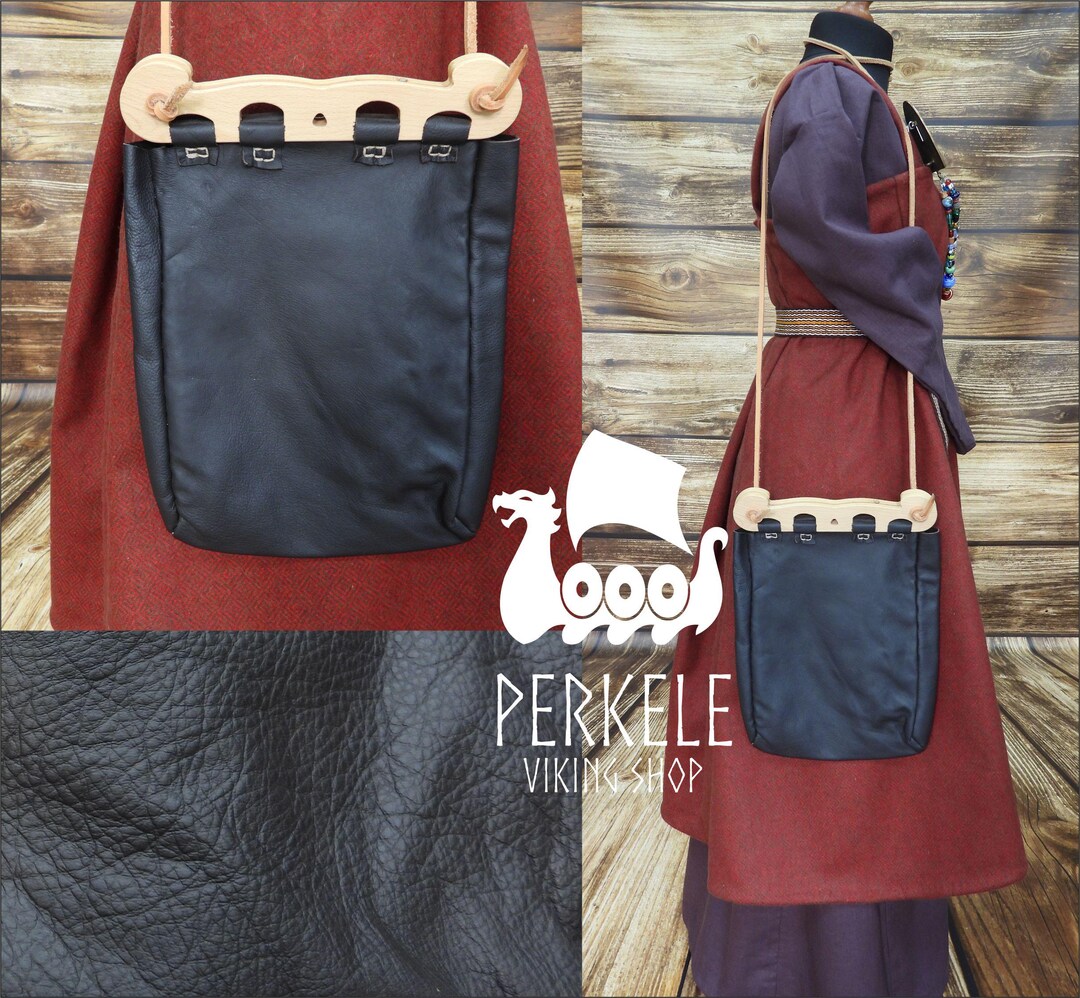 New Leather Bag From Hedeby Sew by Hand - Etsy