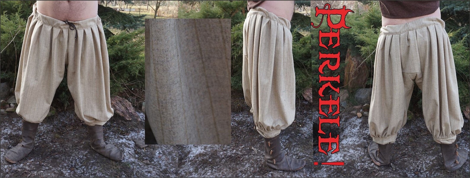 SALE L Woolen Viking Trousers, Pants, Viking Clothes, Hedeby - Etsy