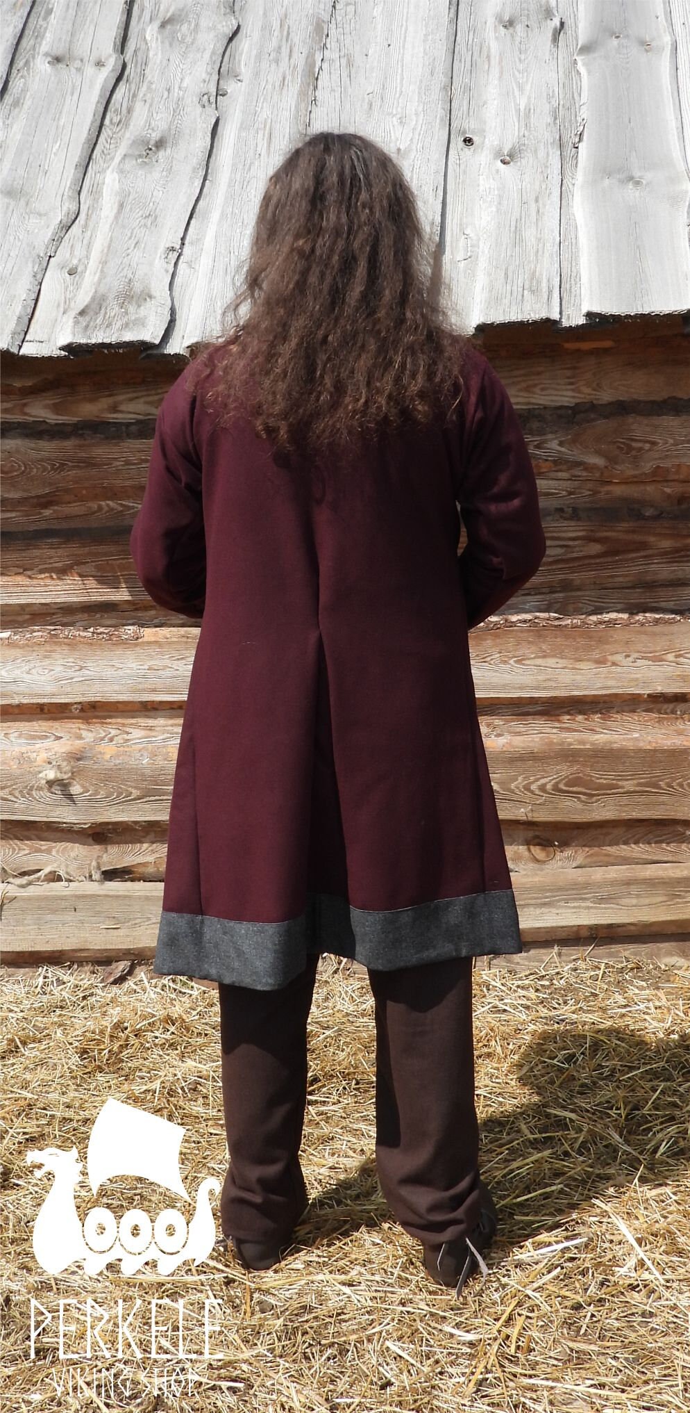 Birka Style Viking Coat Viking Kaftan Woolen Kaftan From - Etsy