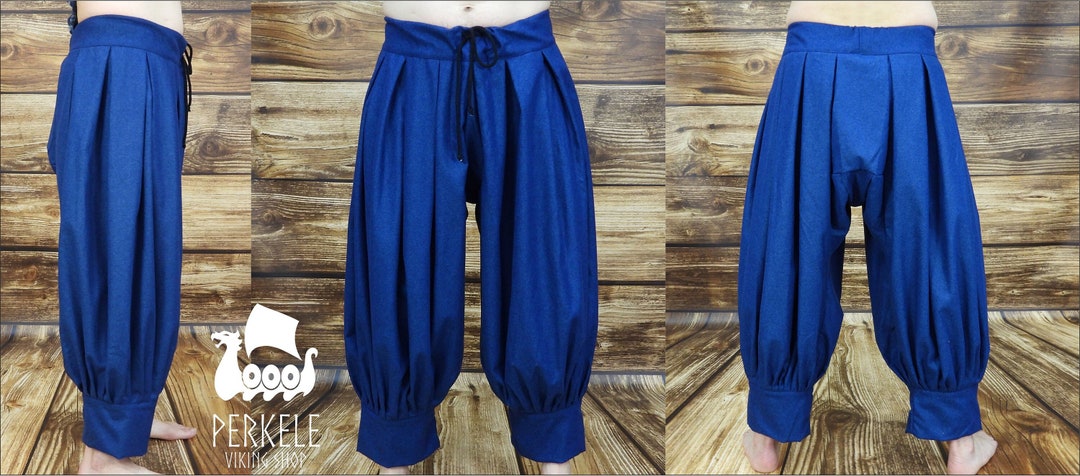 Woolen Viking Trousers, Pants, Viking Clothes, Hedeby, Baggy Pants ...