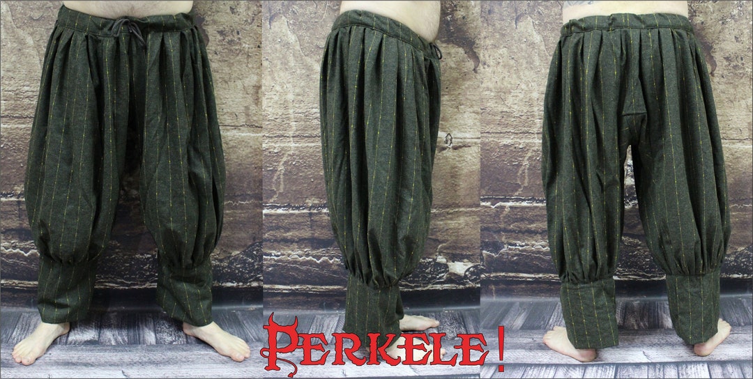 Woolen Viking Trousers, Pants, Viking Clothes, Hedeby, Baggy Pants ...