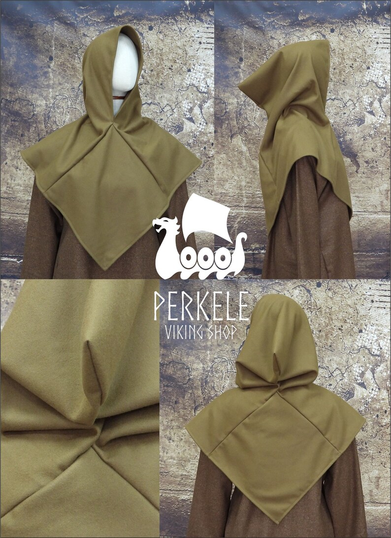 Viking Woolen Hood Are Based on the Norwegian Skjoldehamn Hood - Etsy