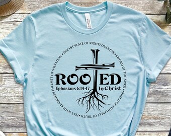 Rooted in Christ Shirt - Etsy