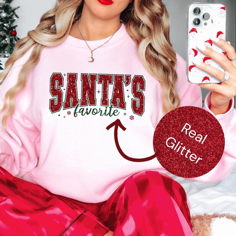 Santas Favorite Sparkly - Etsy