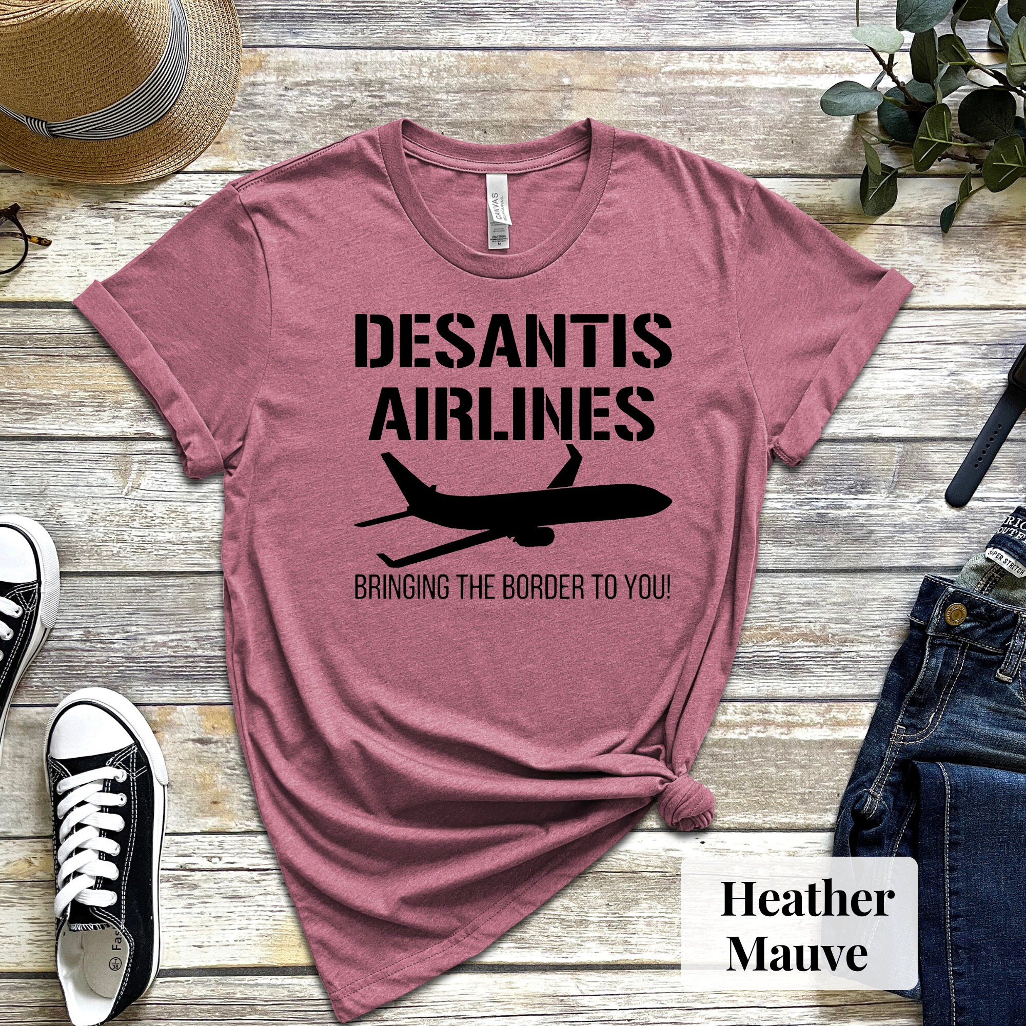 Desantis Airlines Shirt | Ron Desantis Airlines Bringing The Border To You