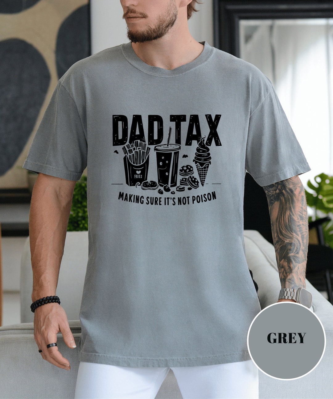 Dad Tax Shirt, Funny Dad Shirt , Humor Quotes Shirt, Gift for Dad, Cute ...